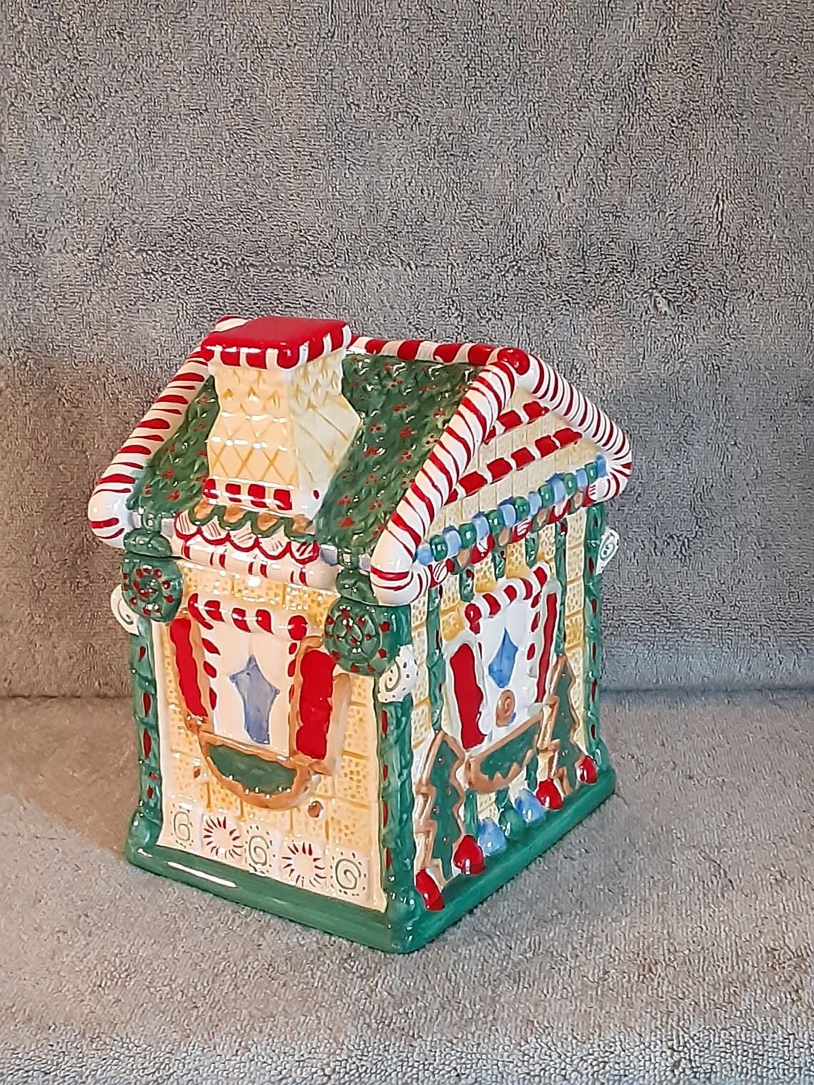 Cookie Jar Gingerbread House Theme Storage Jar Treat Jar - Etsy