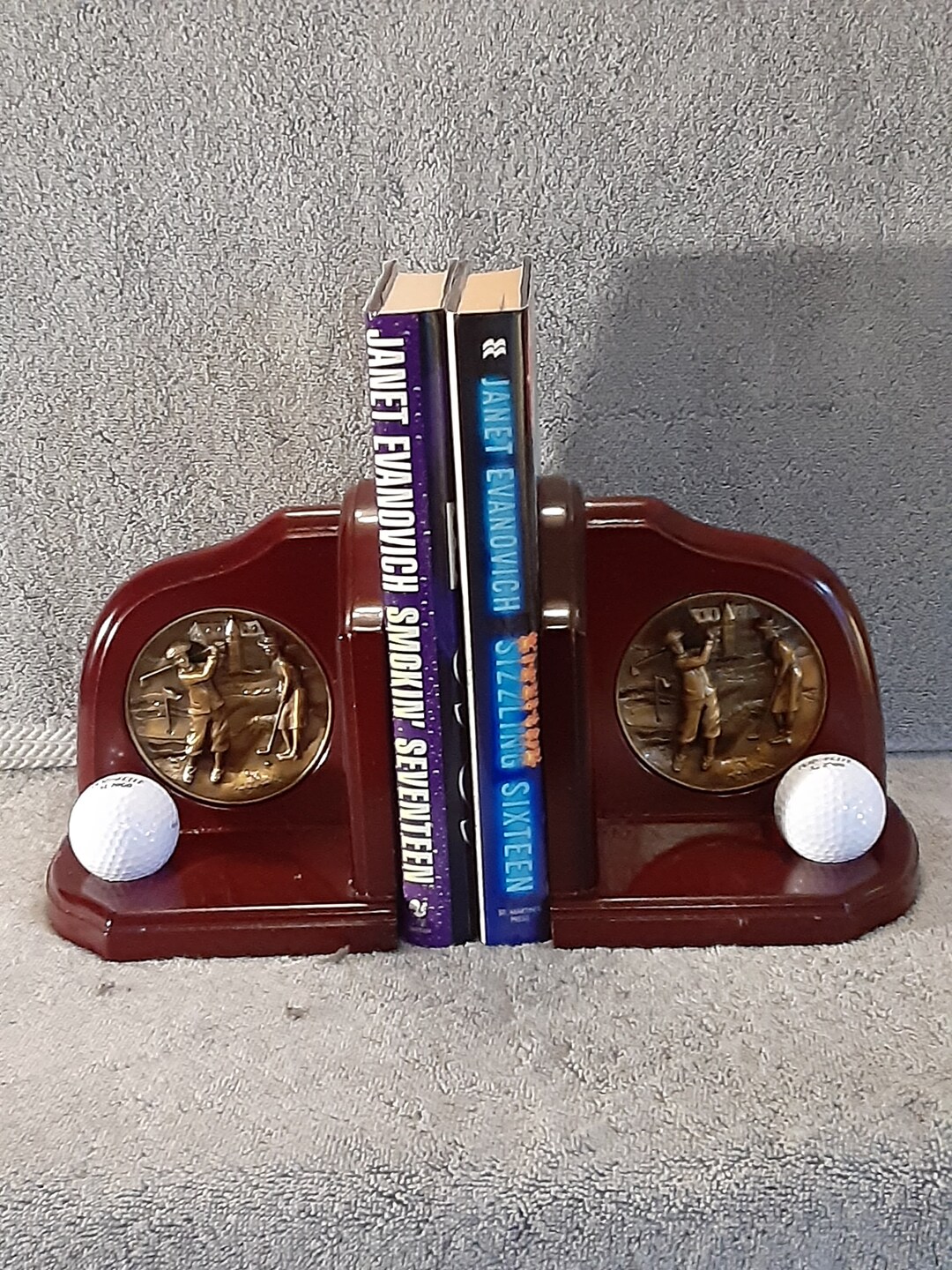 Bookends - Golfing Themed Bookends - Scottish Themed Bookends - St ...