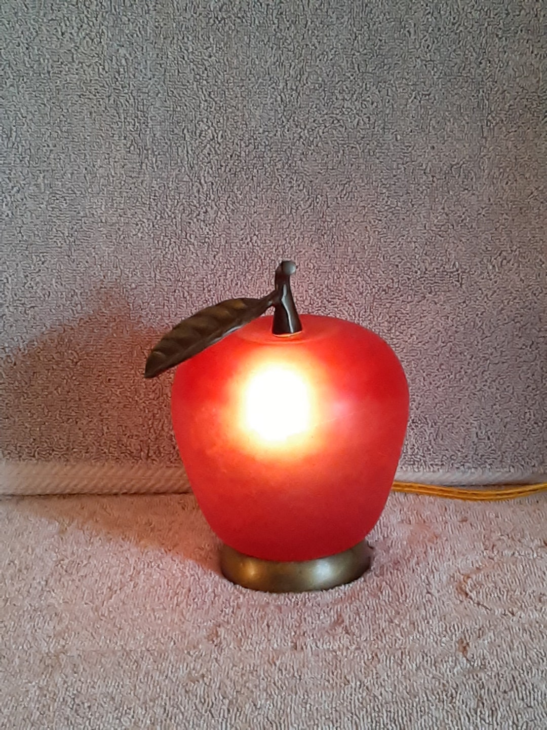 Accent Lamp - Stained Glass Apple - Nightlight - Etsy