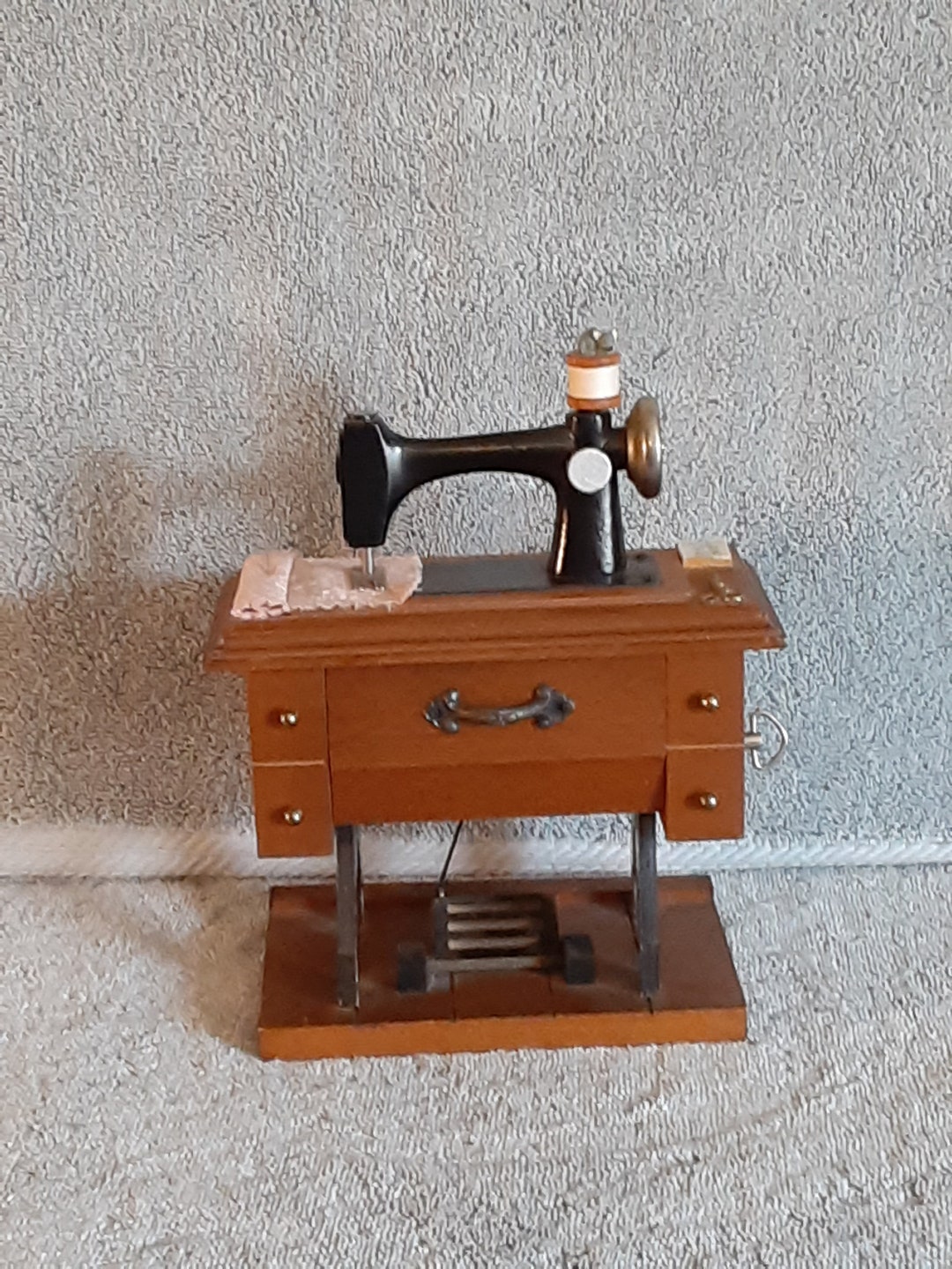 Music Box Old Sewing Machine Music Box Buttons and Bows Berkeley ...