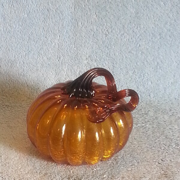 Glass Pumpkin - Etsy
