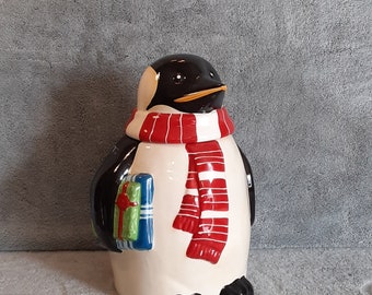 Penguin Cookie Jar | Etsy