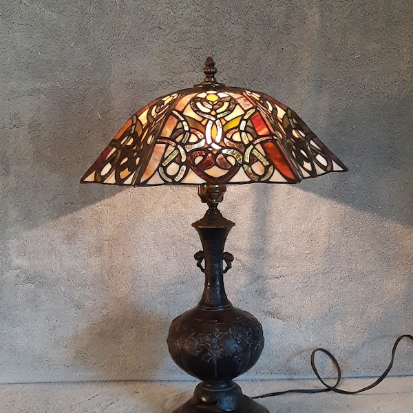 Stained Glass Lamp Base - Etsy
