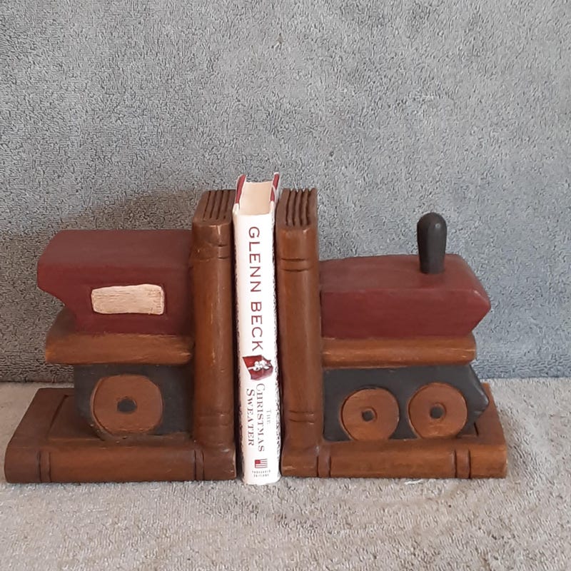 Train Bookends - Etsy