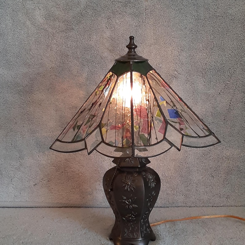 Stained Glass Door Lamp - Etsy