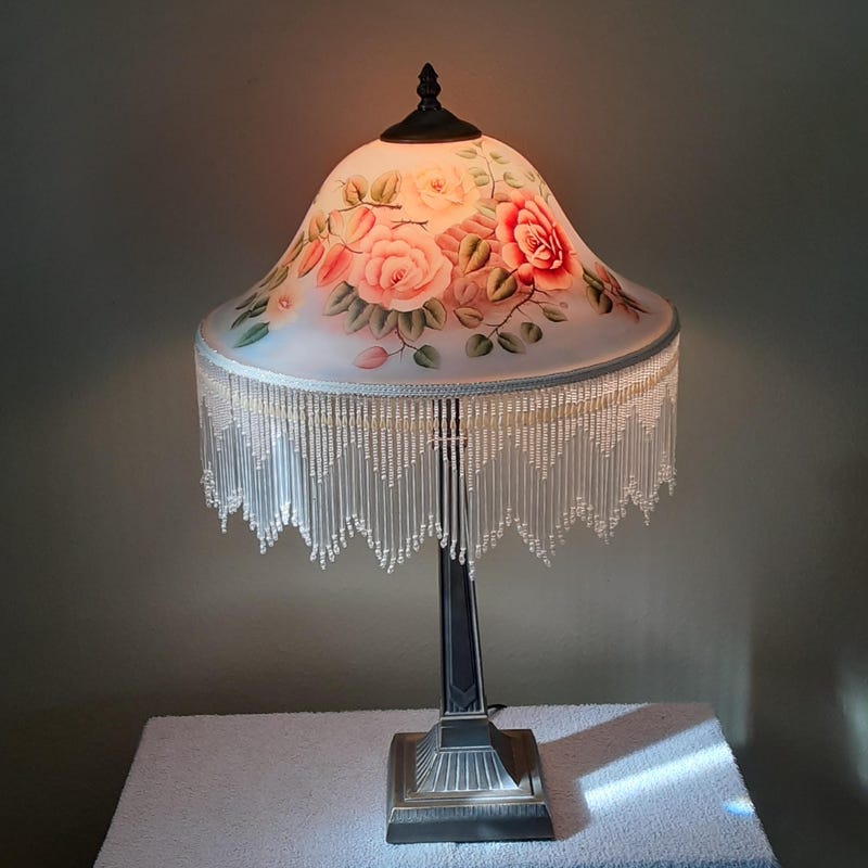 Beaded Lamp Shade - Etsy