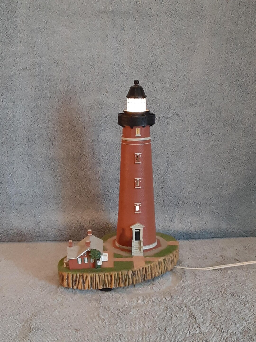 Accent Lamp Lighthouse Lamp Nightlight Lighthouse Decor Nautical Decor ...