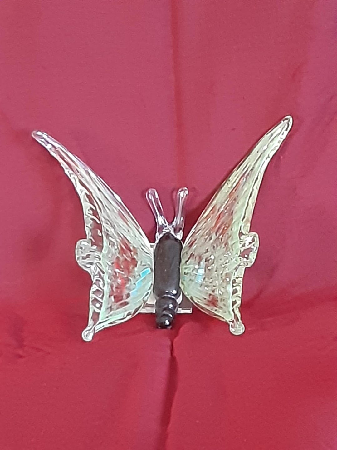 Art Glass Butterfly - Paperweight - Art Glass Butterfly - Hand Crafted ...
