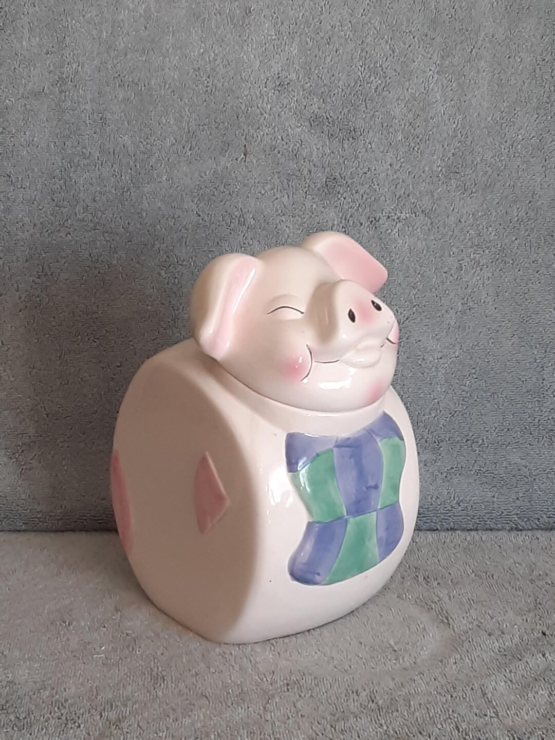Cookie Jar - Pig Theme Cookie Jar - Treat Jar - Storage Jar - Biscuit ...