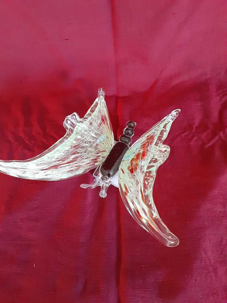 Art Glass Butterfly - Paperweight - Art Glass Butterfly - Hand Crafted ...