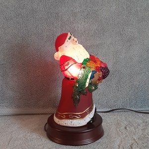 Merck Family's Old World Christmas Light the Bountiful Santa Light ...