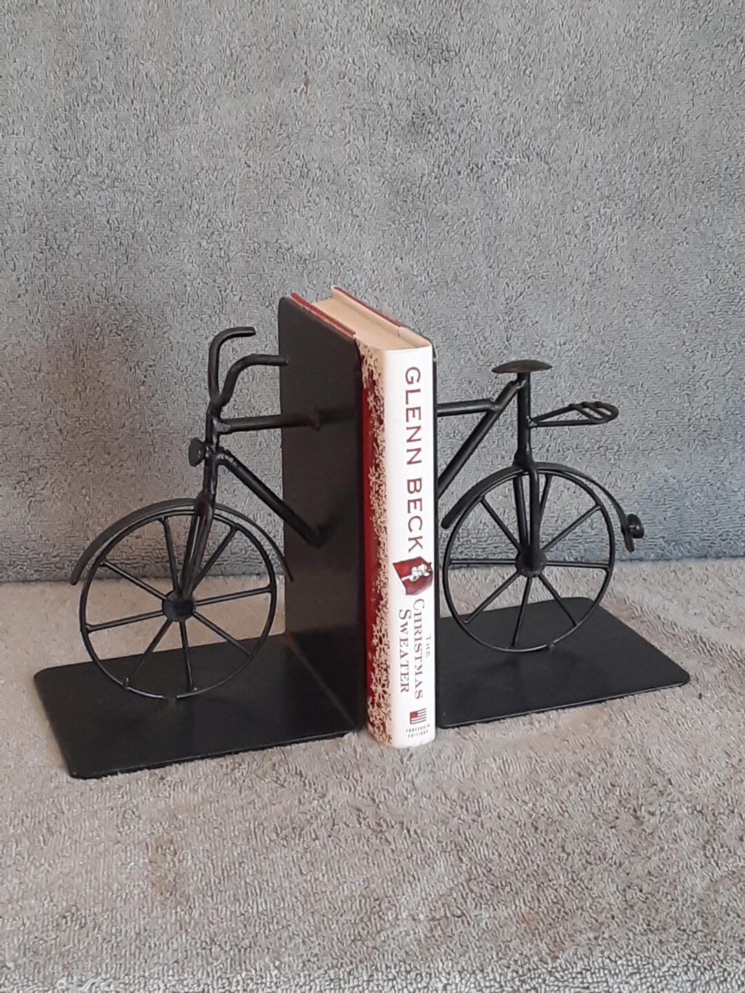 Bookends Bicycle Theme Sports Themed Bookends Metal Art Bookends - Etsy