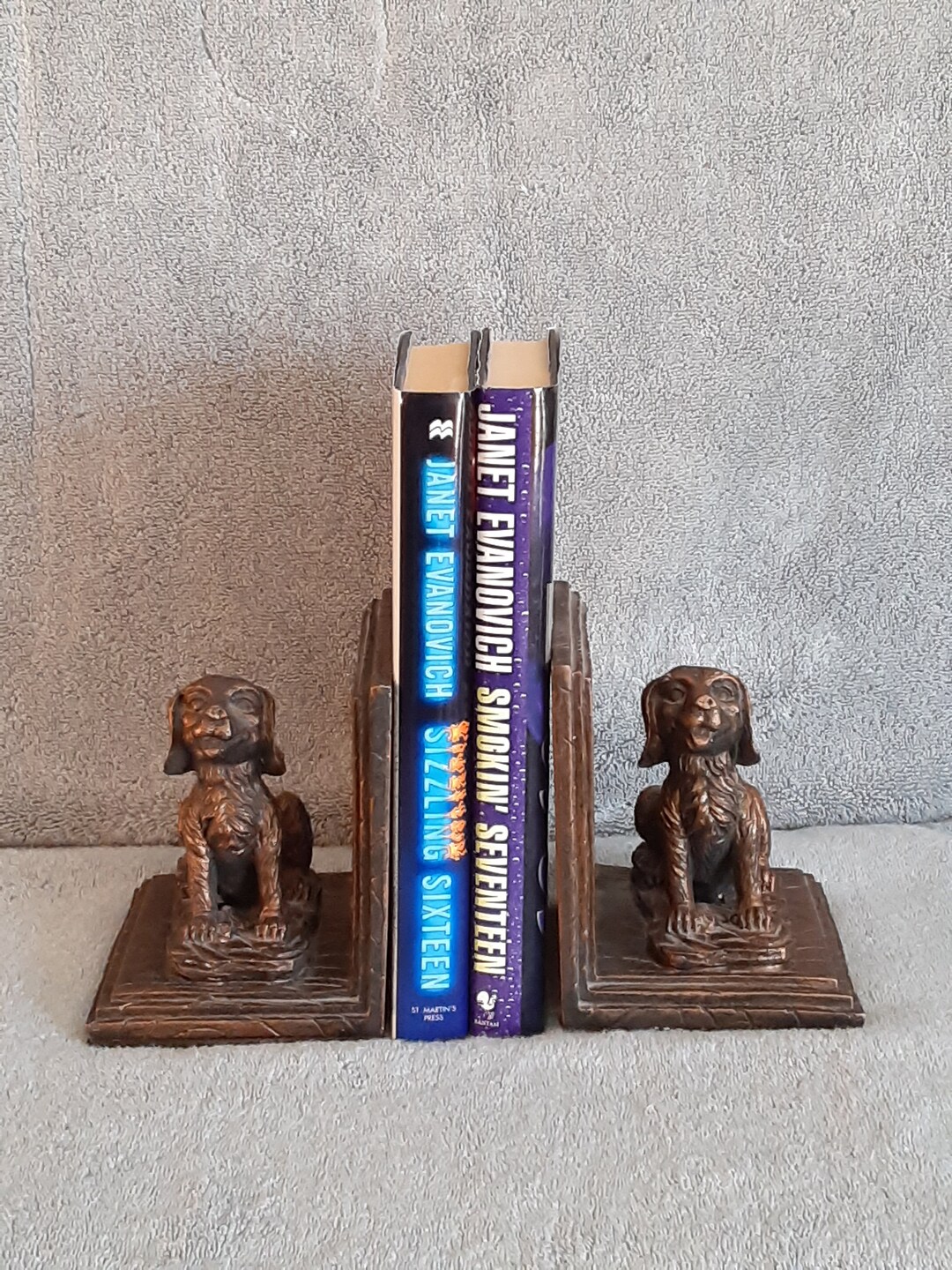 Bookends Dog Bookends Golden Retriever Bookends Animal Bookends - Etsy