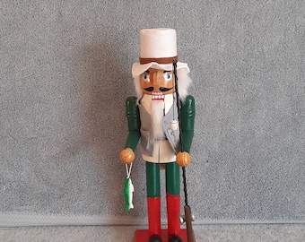 Fisherman Hand Painted Nutcracker - Etsy