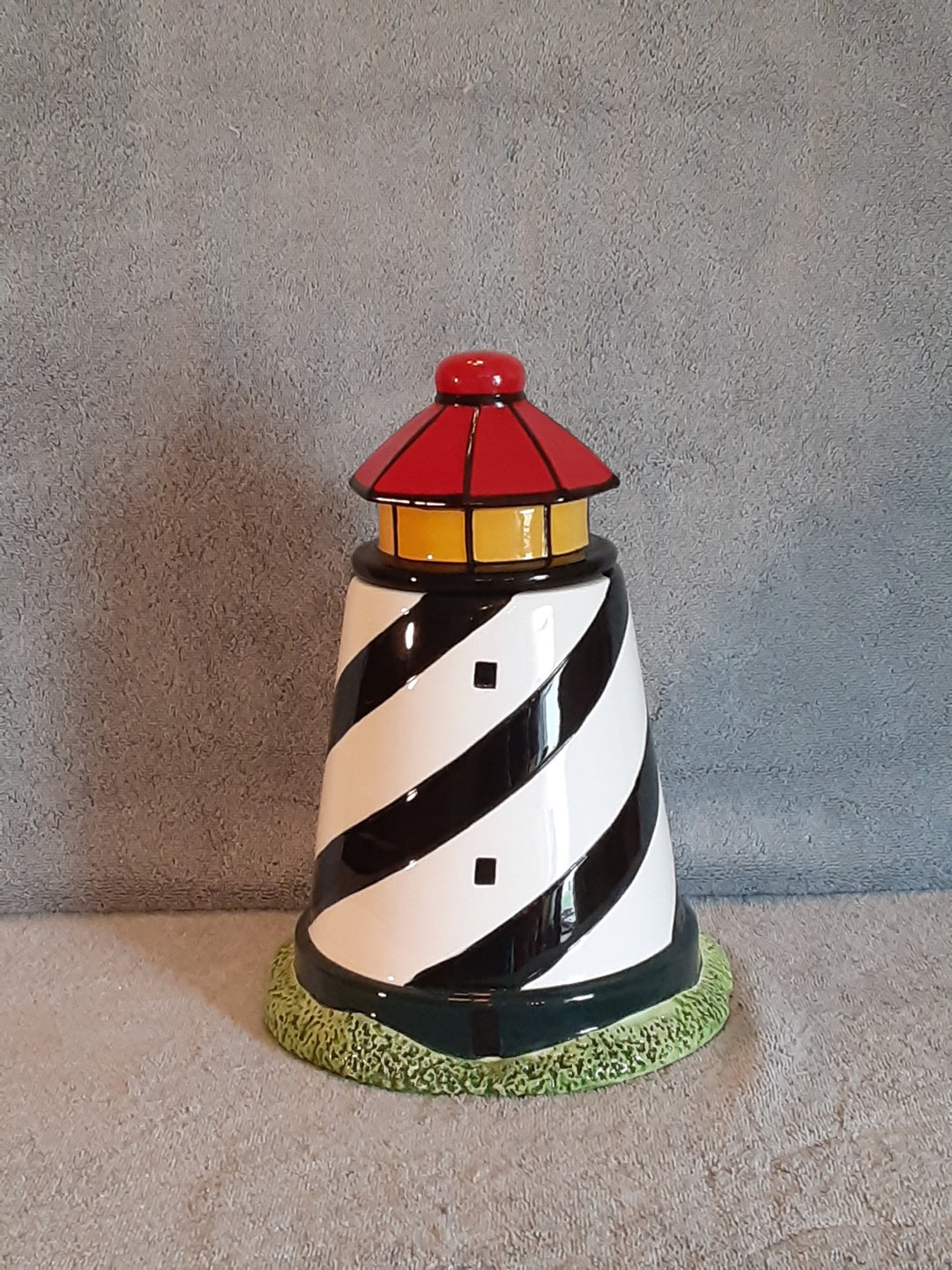Cookie Jar - Lighthouse - Nautical Theme - Storage Jar - Treat Jar ...