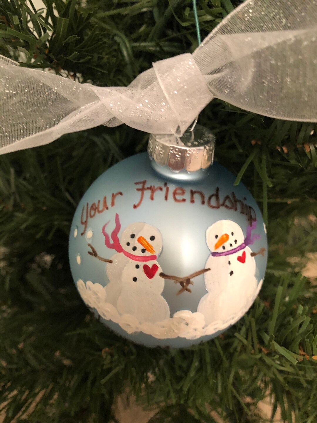 Friendship Ornament-best Friends - Etsy