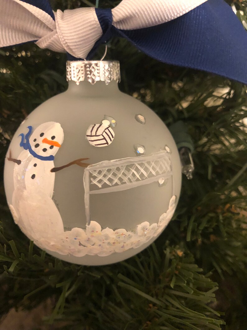 Volleyball Player, Sports, School Spirit, Team Sports Ornament - Etsy