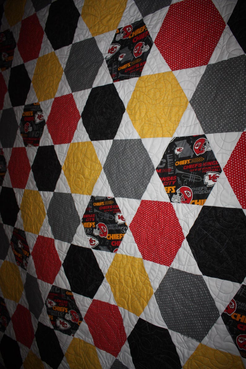 Kansas City Chiefs Quilt - Etsy