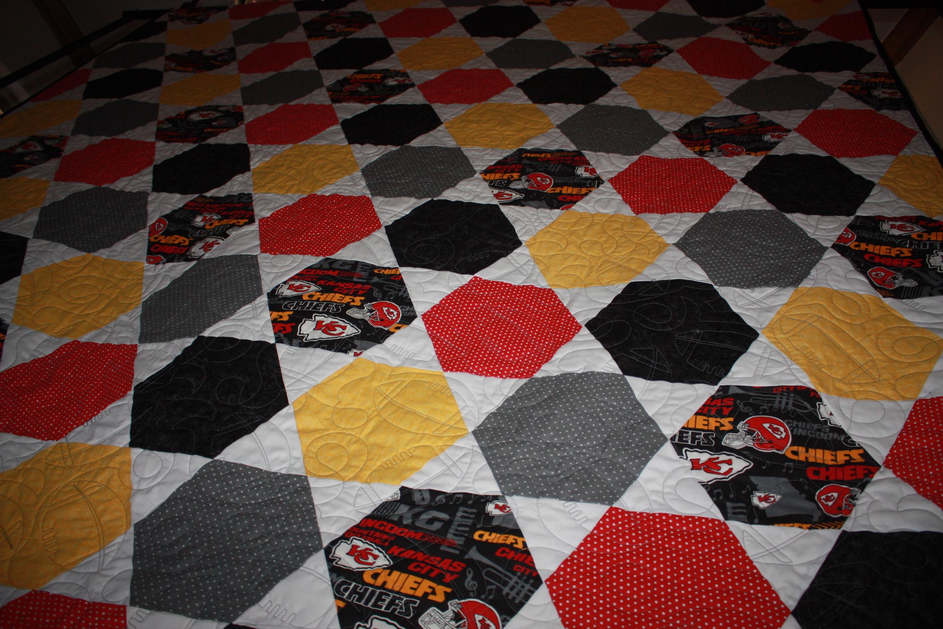 Kansas City Chiefs Quilt - Etsy