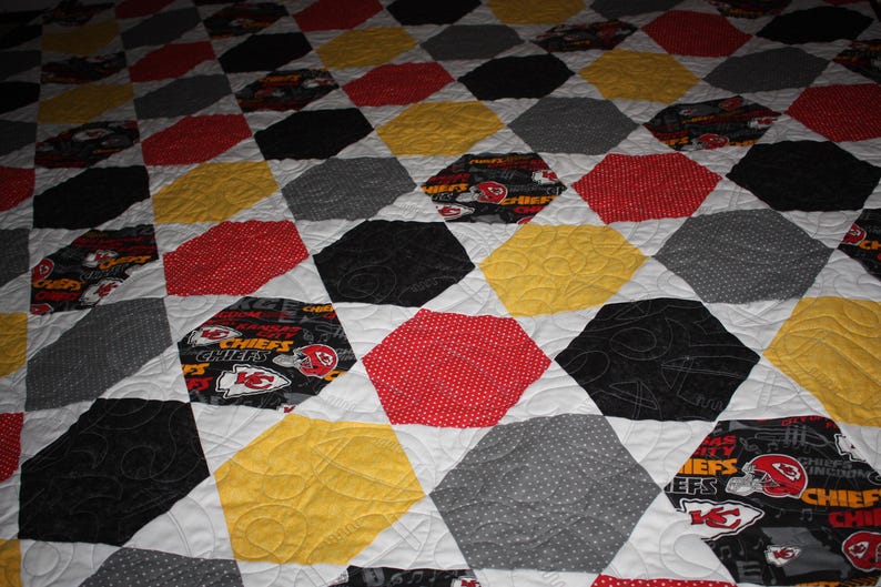 Kansas City Chiefs Quilt - Etsy