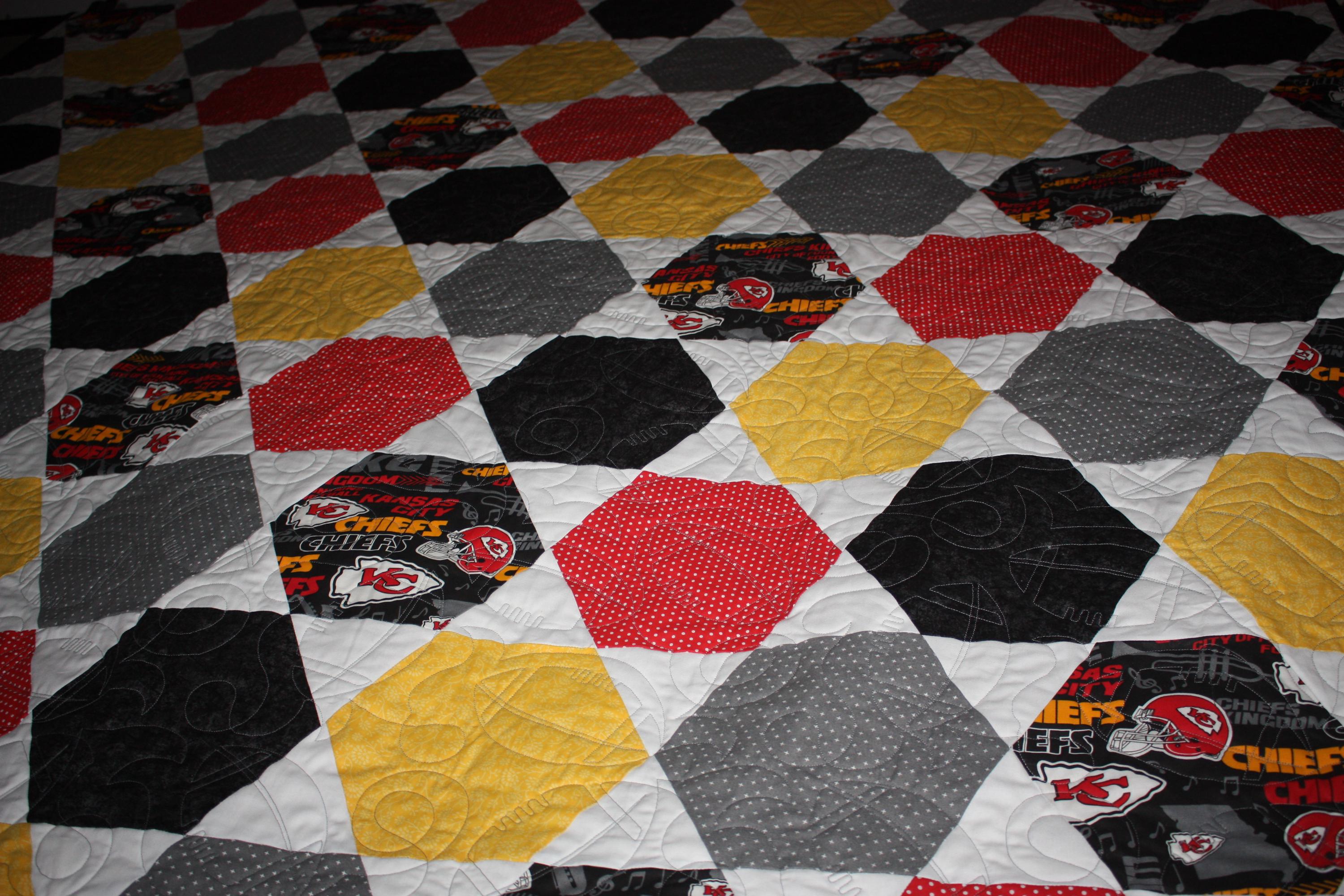 Kansas City Chiefs Quilt - Etsy