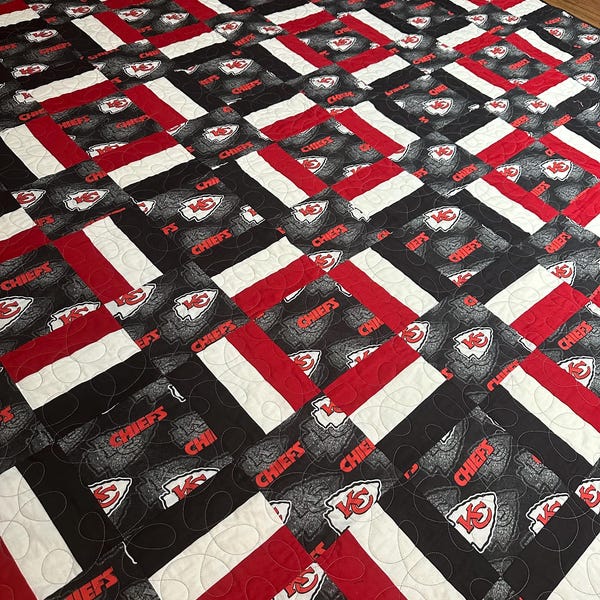 Kansas City Chiefs Quilt - Etsy