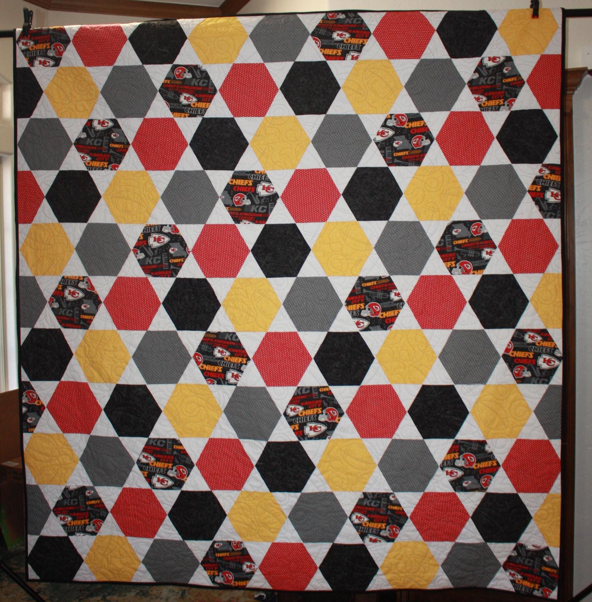 Kansas City Chiefs Quilt - Etsy