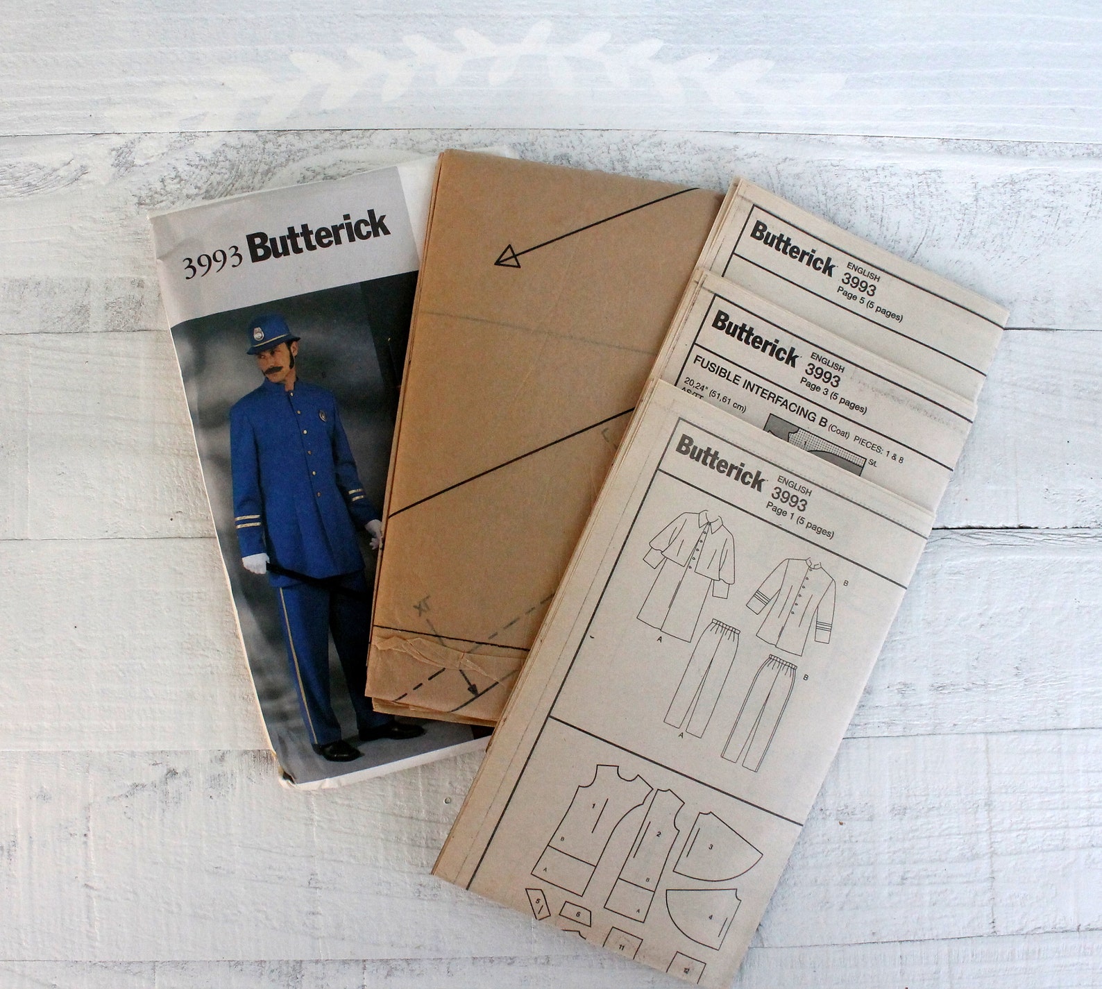 Butterick 3993 Costume Easy Sewing Pattern Sherlock Holmes - Etsy