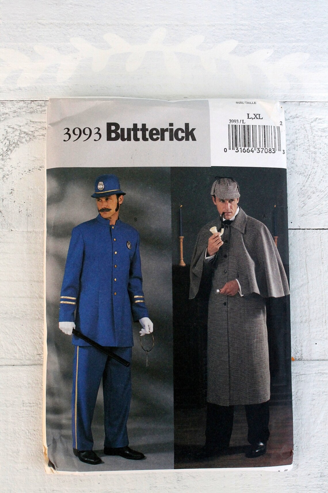 Butterick 3993 Costume Easy Sewing Pattern Sherlock Holmes - Etsy
