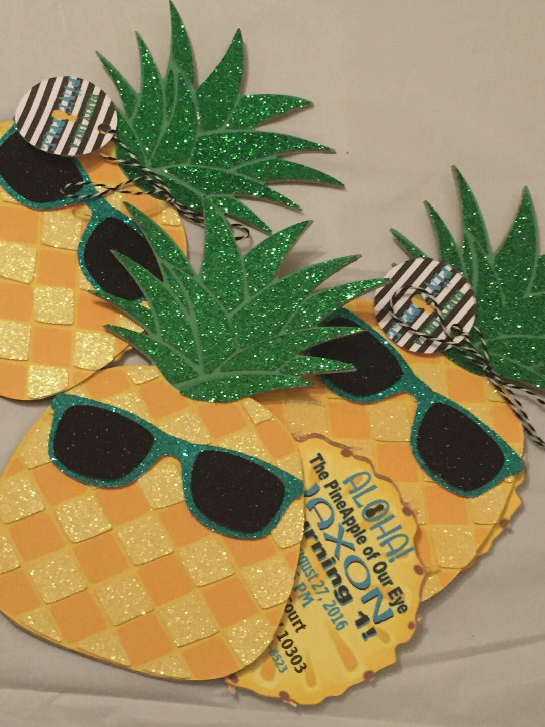 Pineapple Party Like A Pineapple Hawaiian Luau Invitations Birthday ...