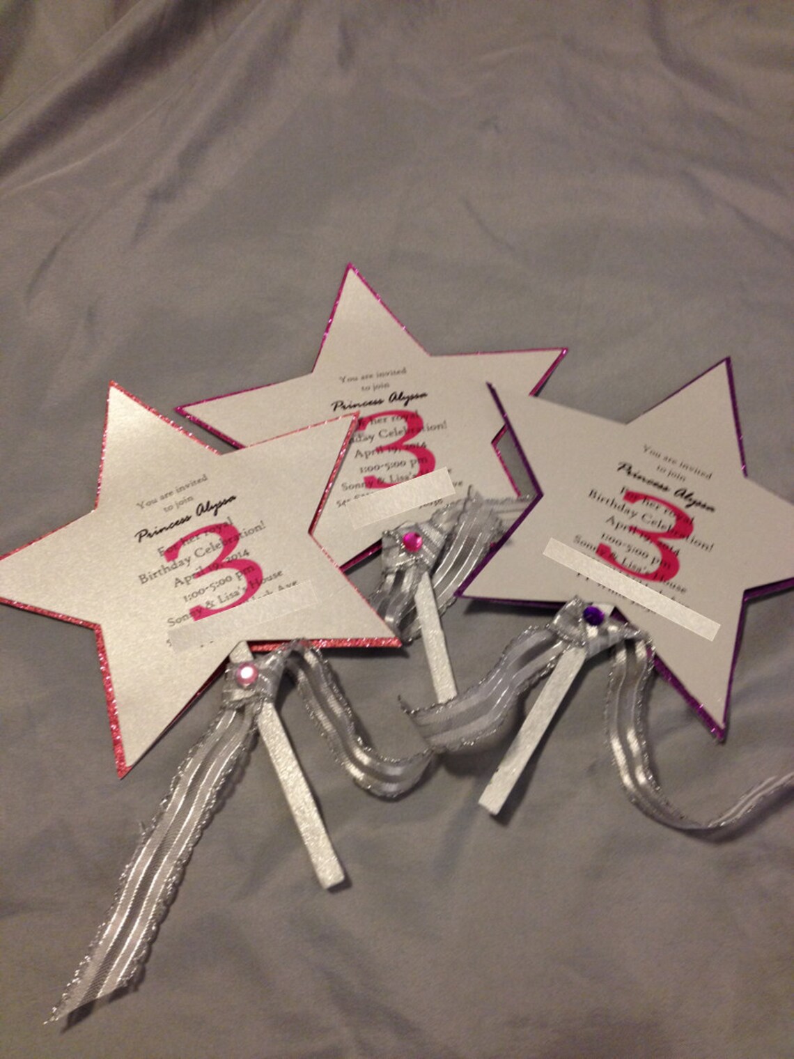 Princess Wand Invites Princess Wand Invitations Fairy Wand - Etsy