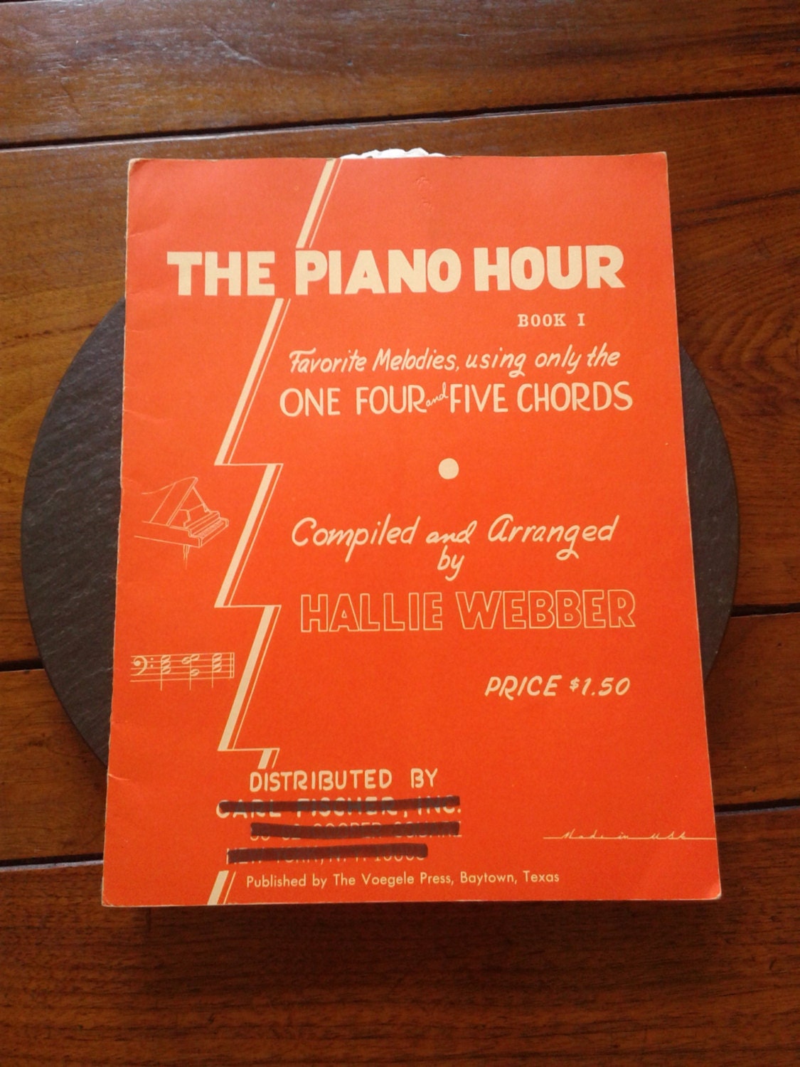 VTG 50s the Piano Hour Book 1 Hallie Webber 28 Songs Beginner | Etsy