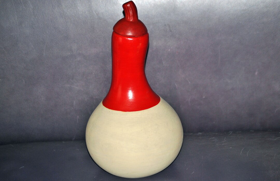 REDUCED WELLER Pottery Ollas Gourd Shaped Decanter/water Bottle/jug W ...