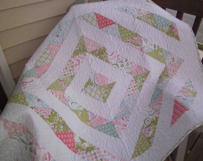 Baby Girl Quilt, Toddler Girl or Lap Quilt, Bella Butterfly Quilt - Etsy