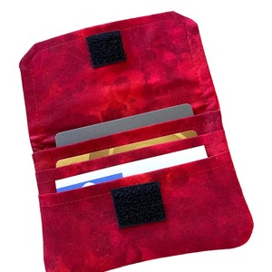 Minimalist Fabric Wallet, Business Card Case, Handmade Card Holder ...