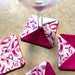 Pink Ribbon Wine Glass Coasters, Breast Cancer Theme Gift, Set of 4 ...