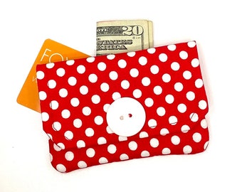 Red Polka Dot Wallet - Etsy