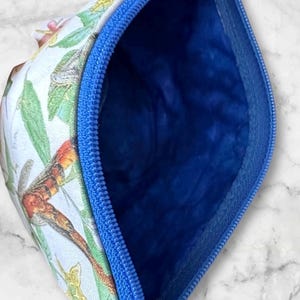 Hummingbird Fabric Zipper Pouch, Gift for Hummingbird Lover, Bird Coin ...