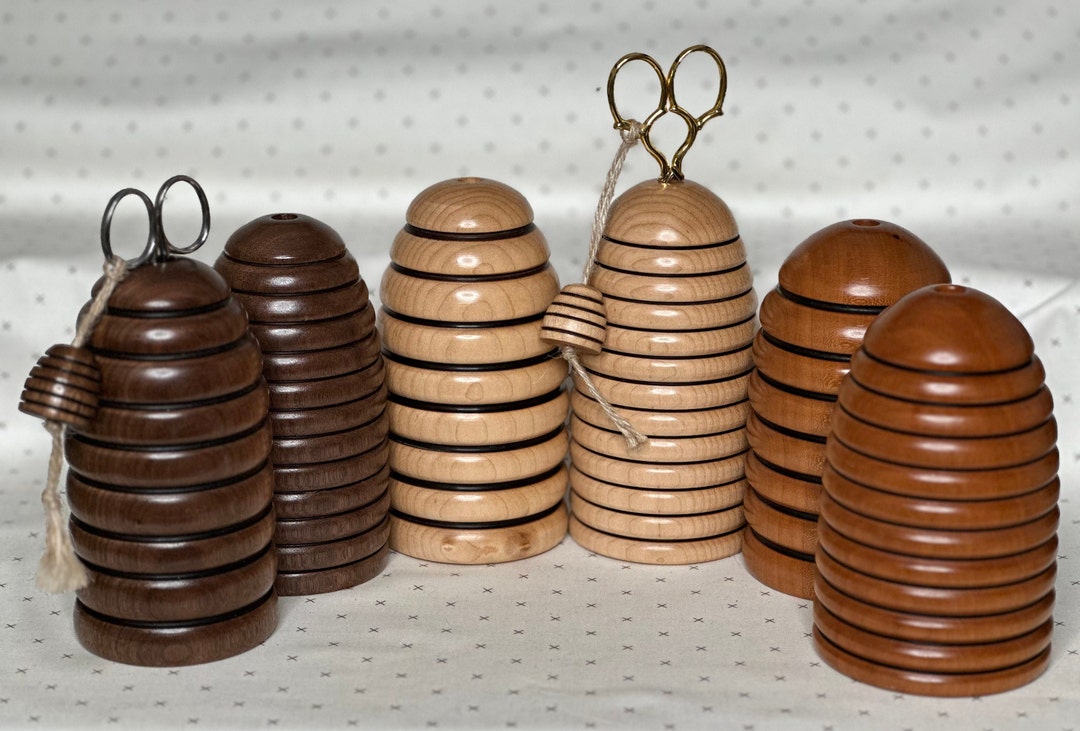 Large Bee Skep Scissor Holder for Cross Stitching, Needlepoint ...