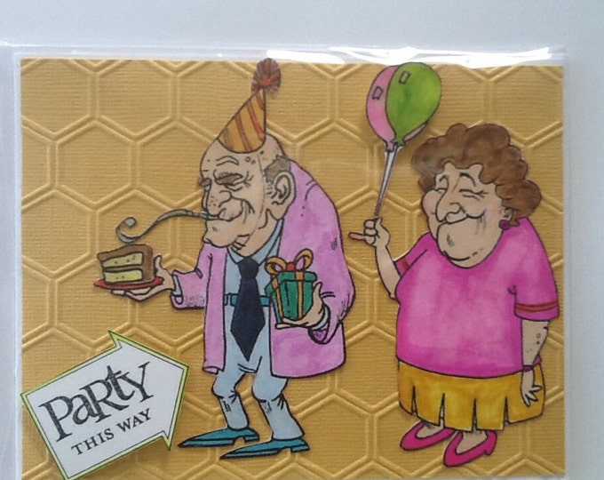 Party This Way Birthday Card - Etsy