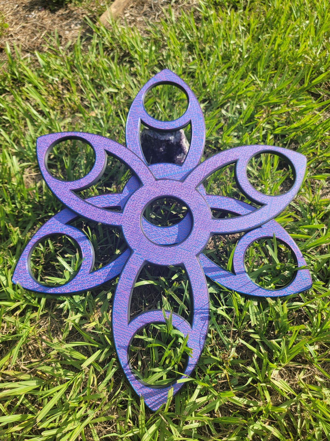 3-petal Triad Hybrid Flow Fans - Practice Fire Day Props for Dance ...
