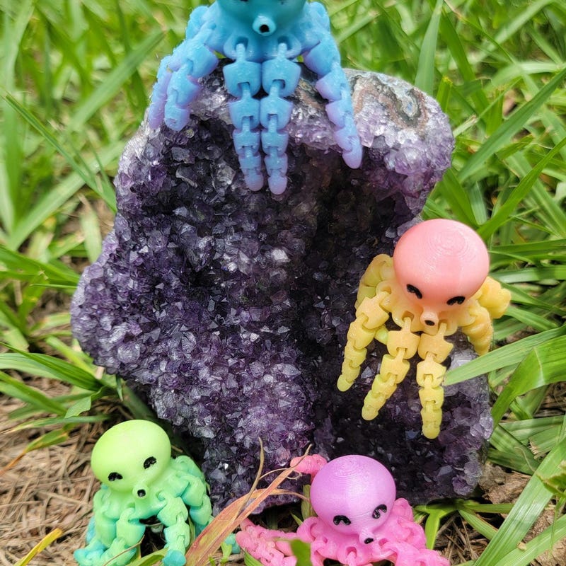 Octopus Brooch - Etsy