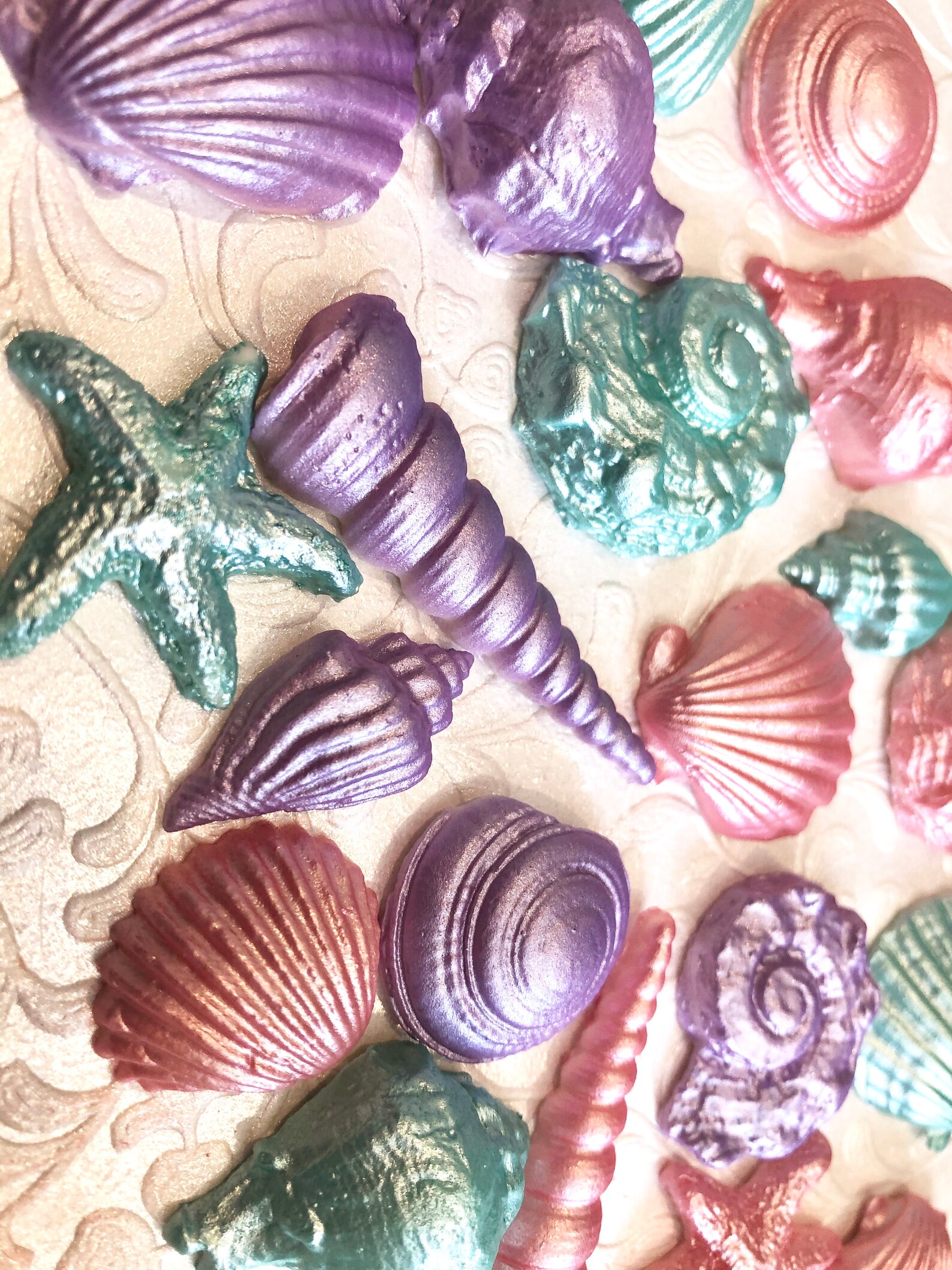 Mermaid Party Edible Mermaid Seashell Cupcake Topper Mermaid | Etsy
