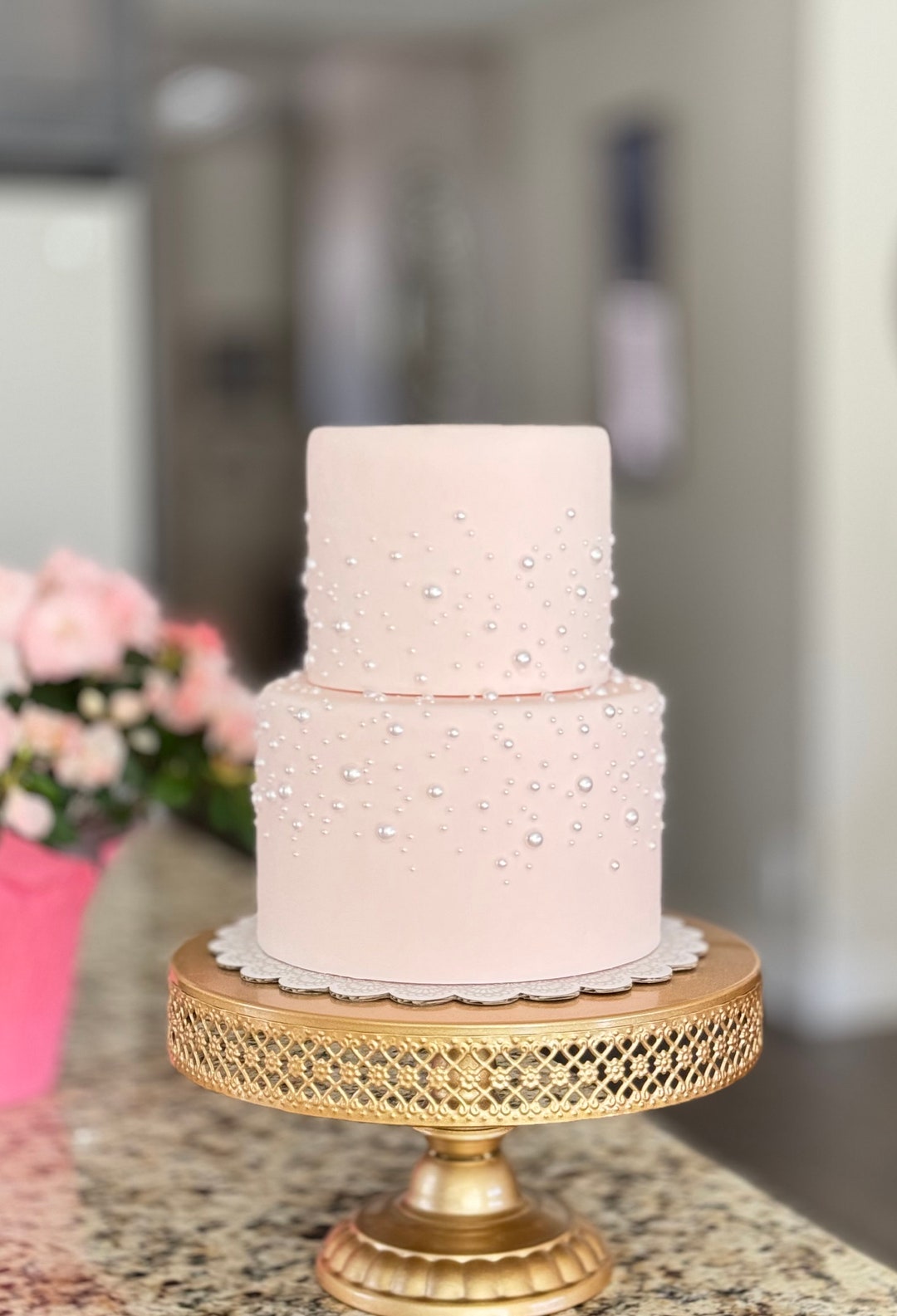 Fake Wedding Cake, Fondant Wedding Cake, Fake Cake, Faux Cake - Etsy