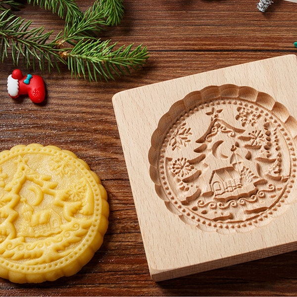 Wooden Cookie Mold - Etsy