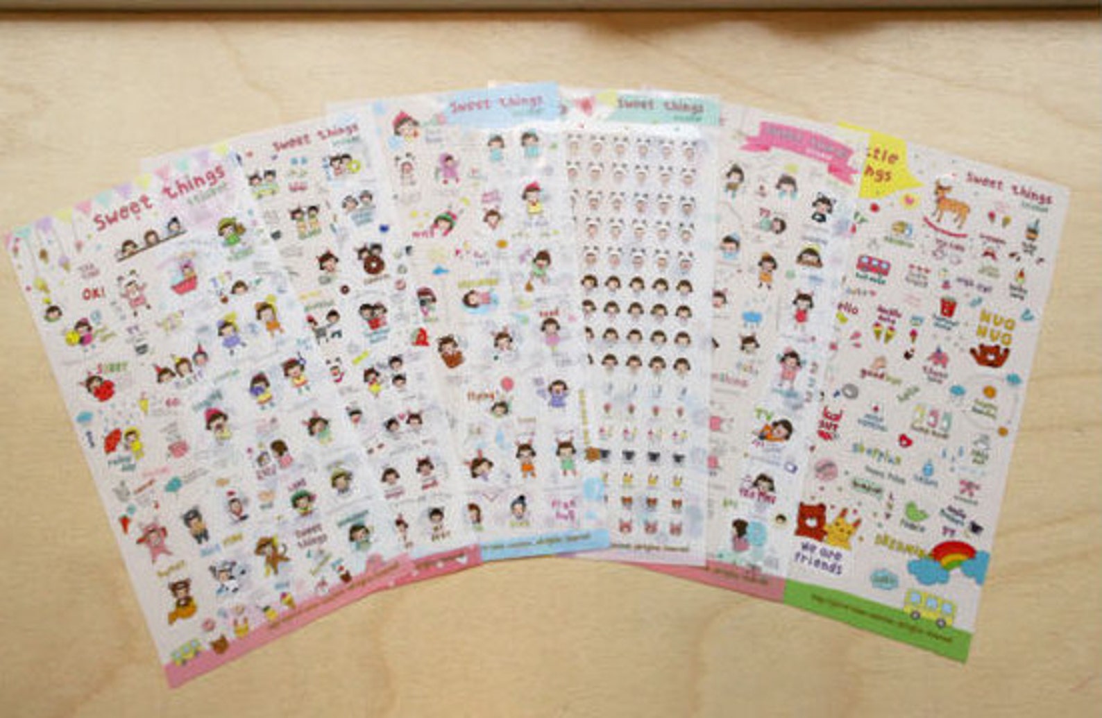 PVC Sticker Sweet Things Sticker Set Korean Sticker - Etsy