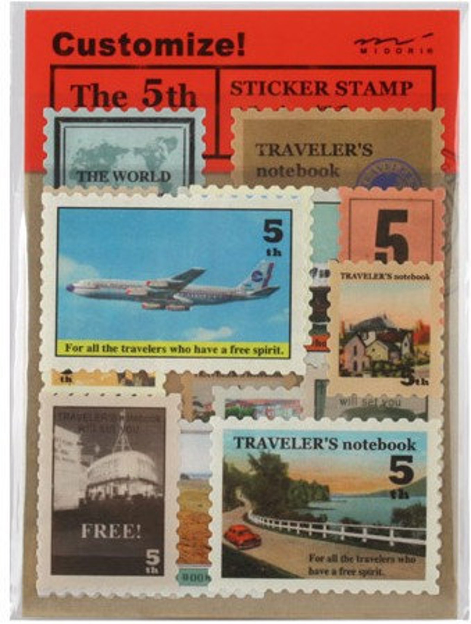 Korea Vintage Paper Deco Sticker Stamp 4 Sheets AH204119 | Etsy