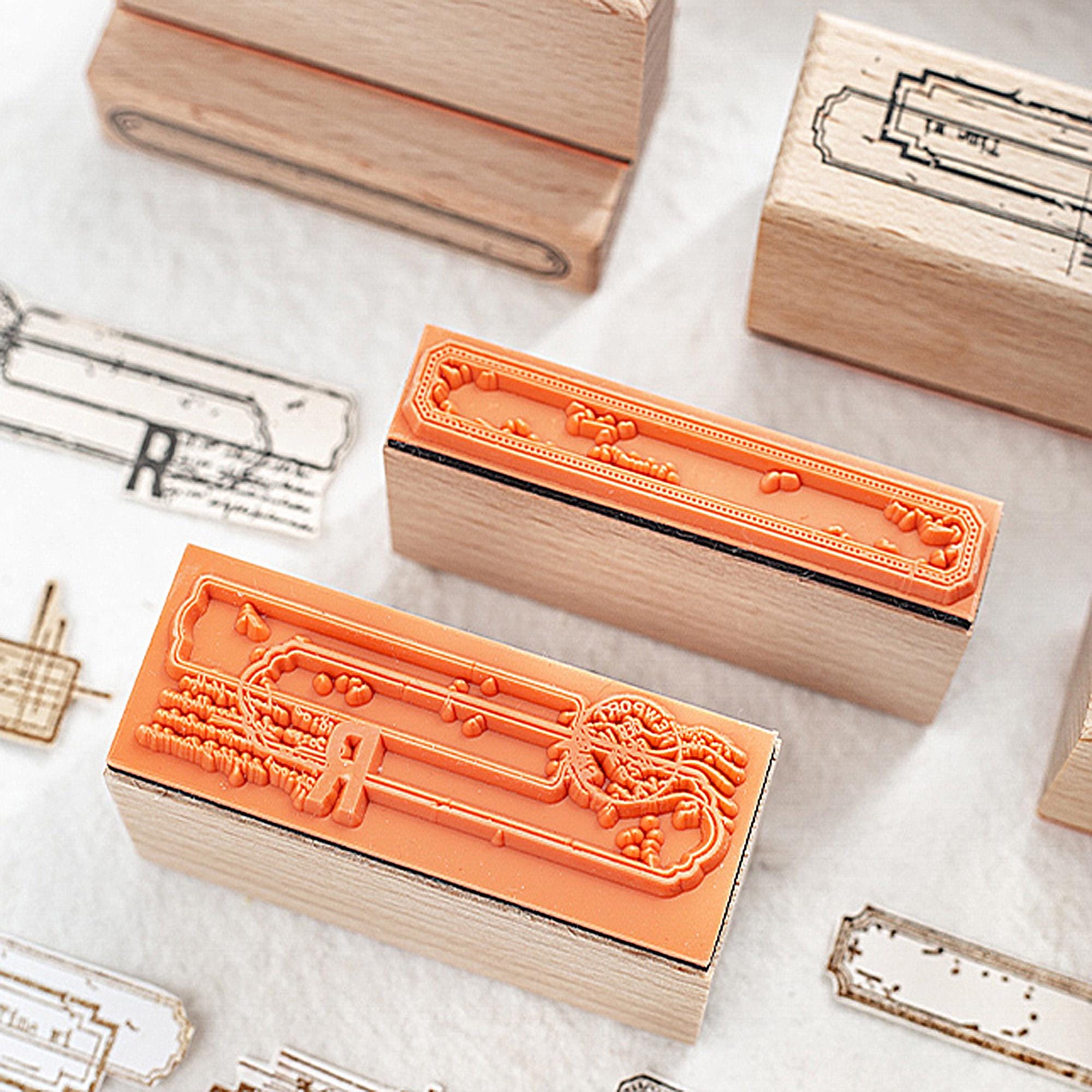 Frame Border Rubber Stamp: 8 Styles for Journaling & Scrapbooking - Etsy