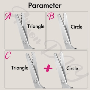 Scalloping Scissors: Stainless Steel Round Edge Craft Shears - Etsy