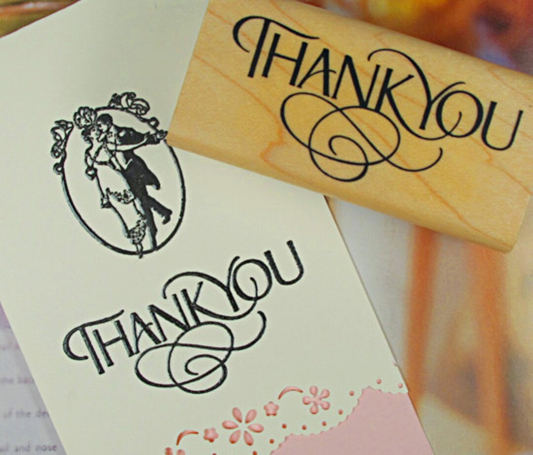 Blessing Stamp Rubber Stamps Diary Stamps Thank You 4 AH202162 - Etsy